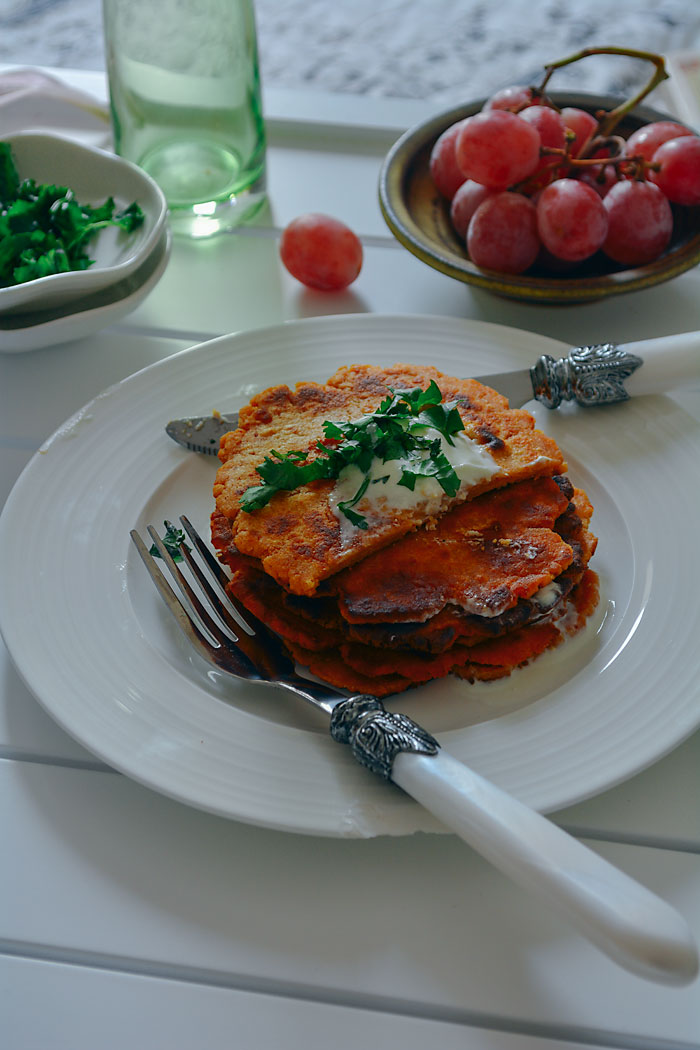 Breakfast in bed | Amaranth + Samo + Ricotta Pancakes - Heuristic Kitchens